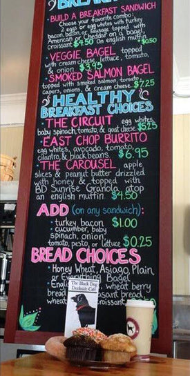 Dining at The Black Dog